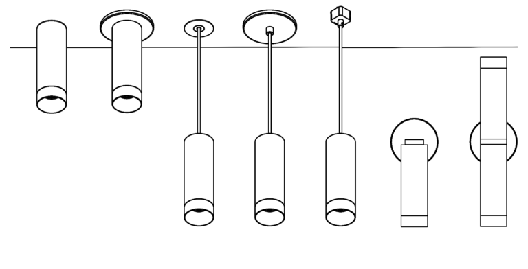 Cylinders - Pendant Light Fixtures - Lumenture LED Lighting