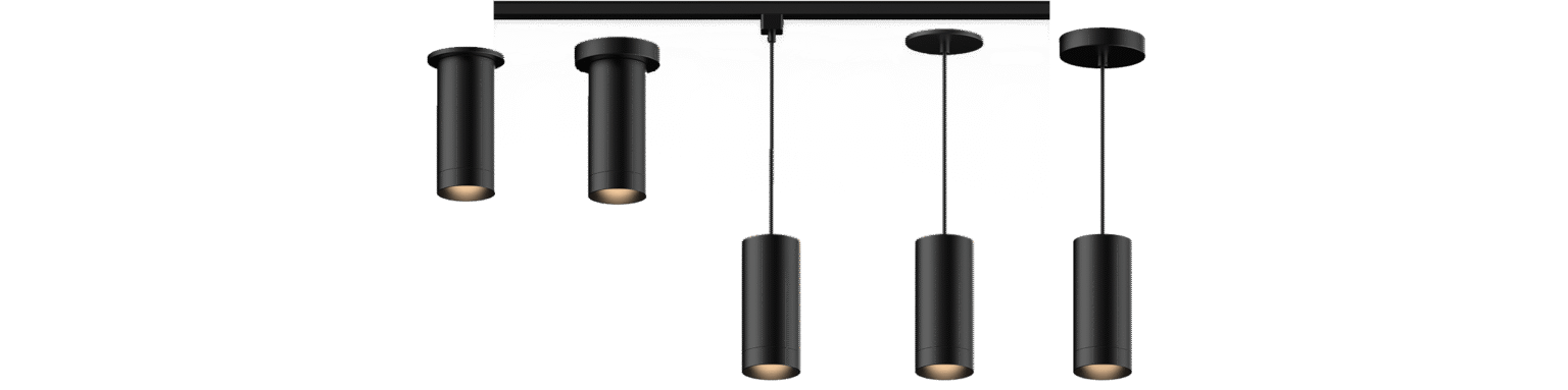 Cylinders - Pendant Light Fixtures - Lumenture LED Lighting