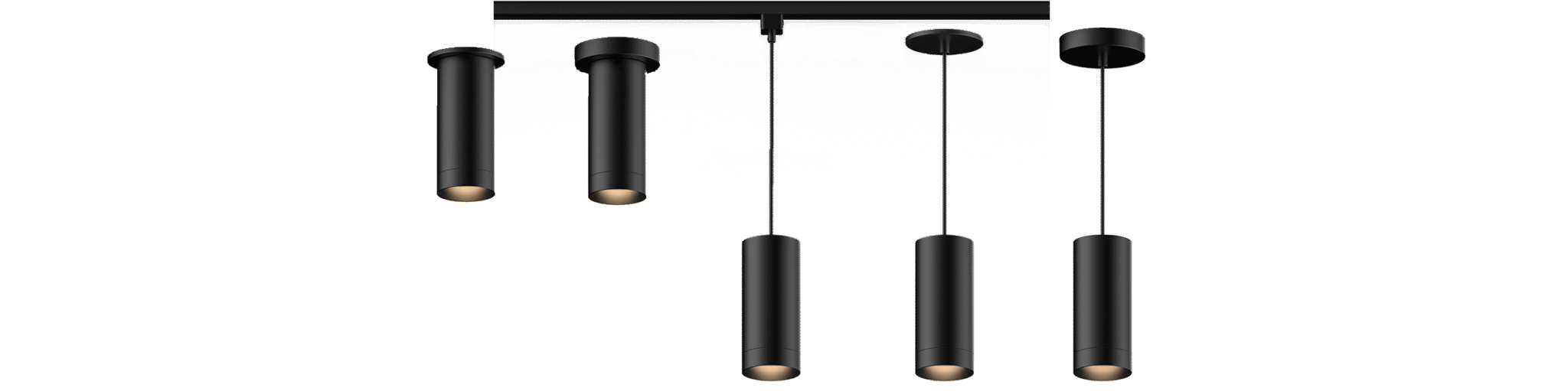 Cylinders - Pendant Light Fixtures - Lumenture LED Lighting
